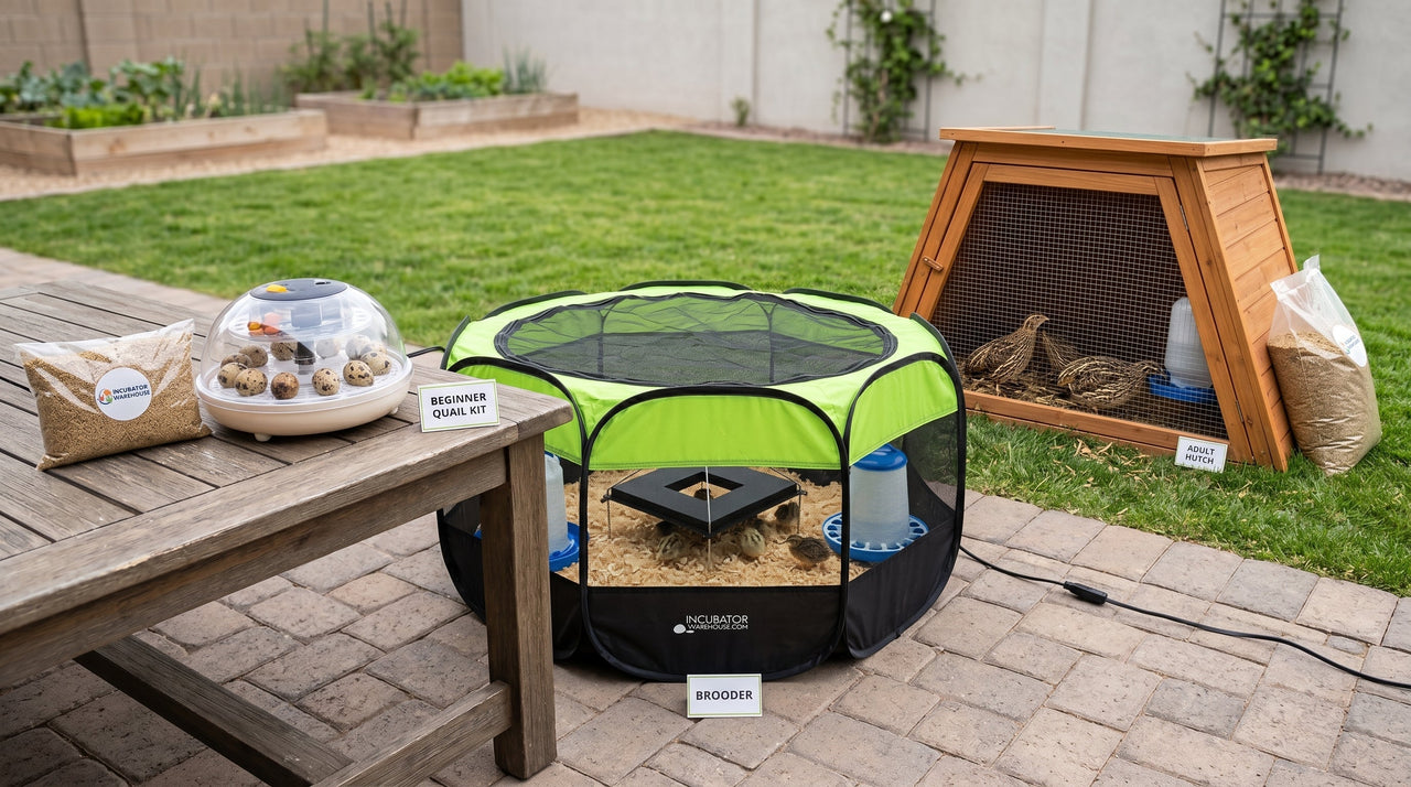 Raising Quail for Beginners: Equipment & Feeding Guide – Incubator ...