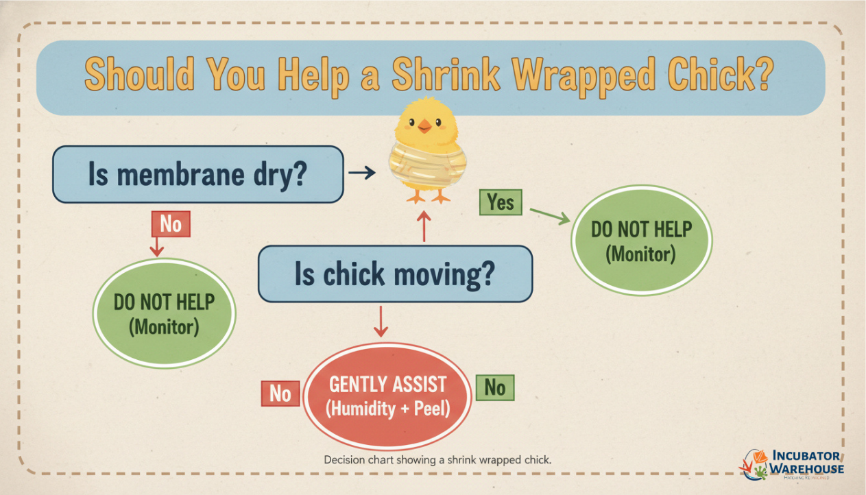 Shrink Wrapped Chick Guide | Incubator Warehouse