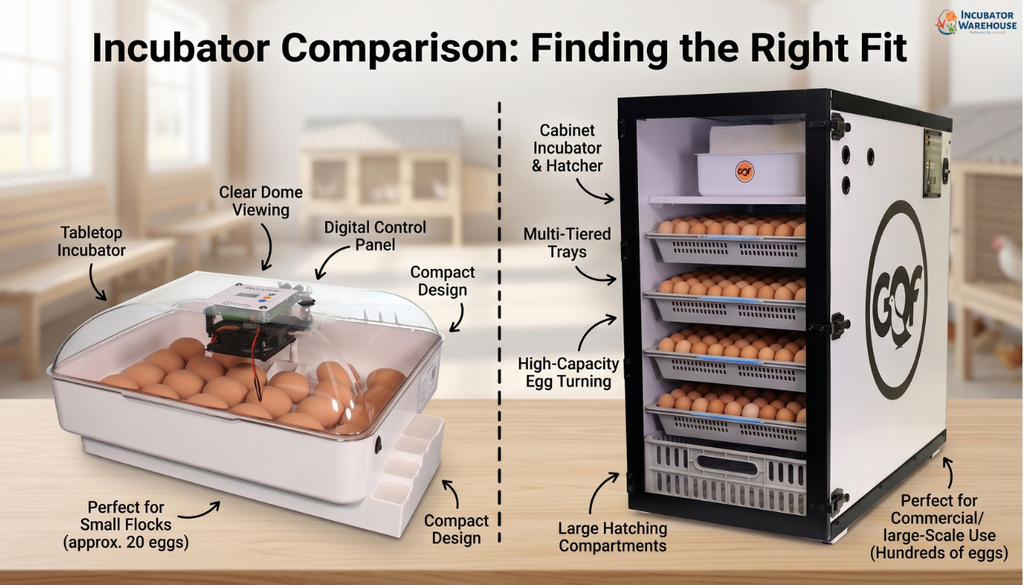 What Size Egg Incubator Do You Need? – Incubator Warehouse