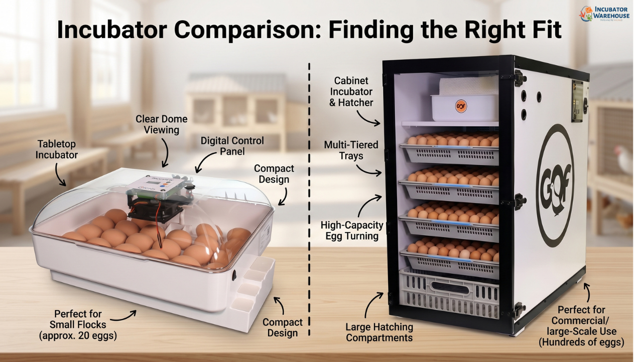 What Size Egg Incubator Do You Need? – Incubator Warehouse